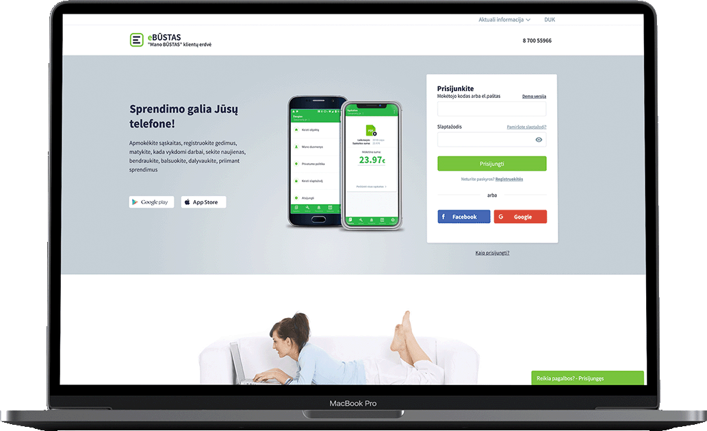 eBūstas Case Study | Nordcode.io