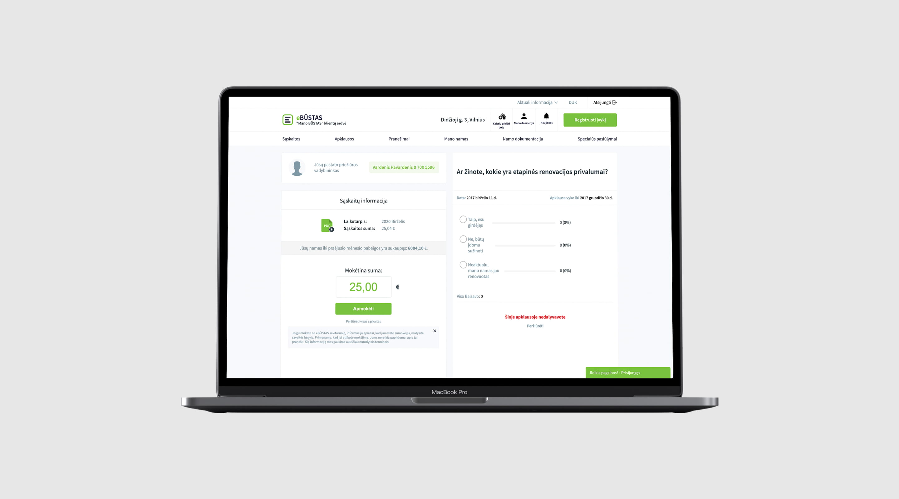 eBūstas Case Study | Nordcode.io
