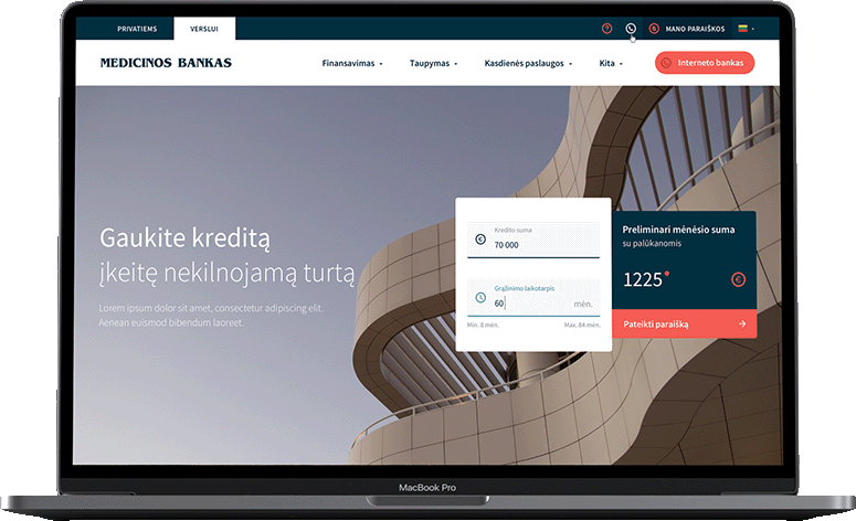 Medicinos bankas Case Study | Nordcode.io