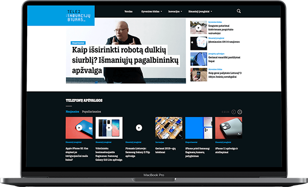 Tele2 inovaciju biuras Case Study | Nordcode.io